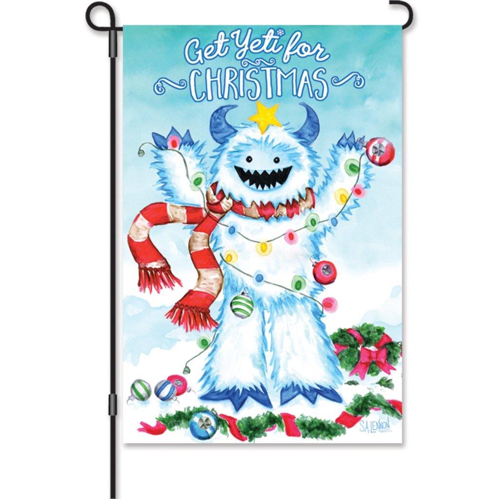 Get Yeti For Christmas Garden Flag – Kitty Hawk Kites