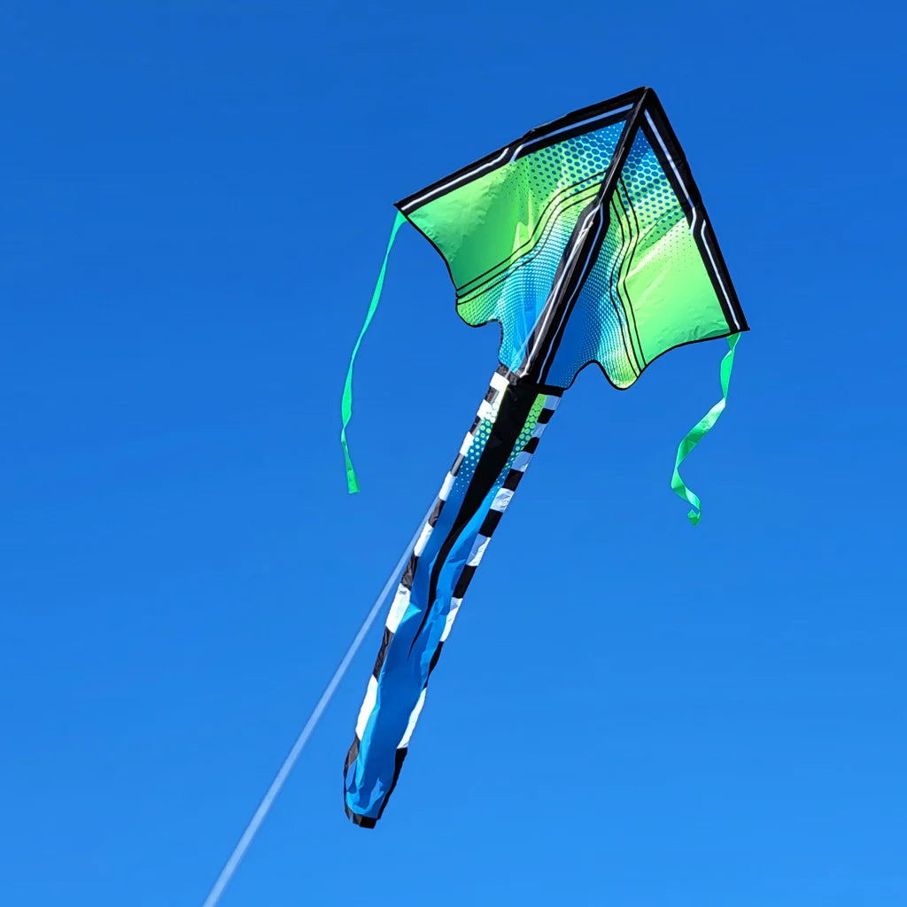 46" Large Easy Flyer Kite - Lime NeonTech – Kitty Hawk Kites