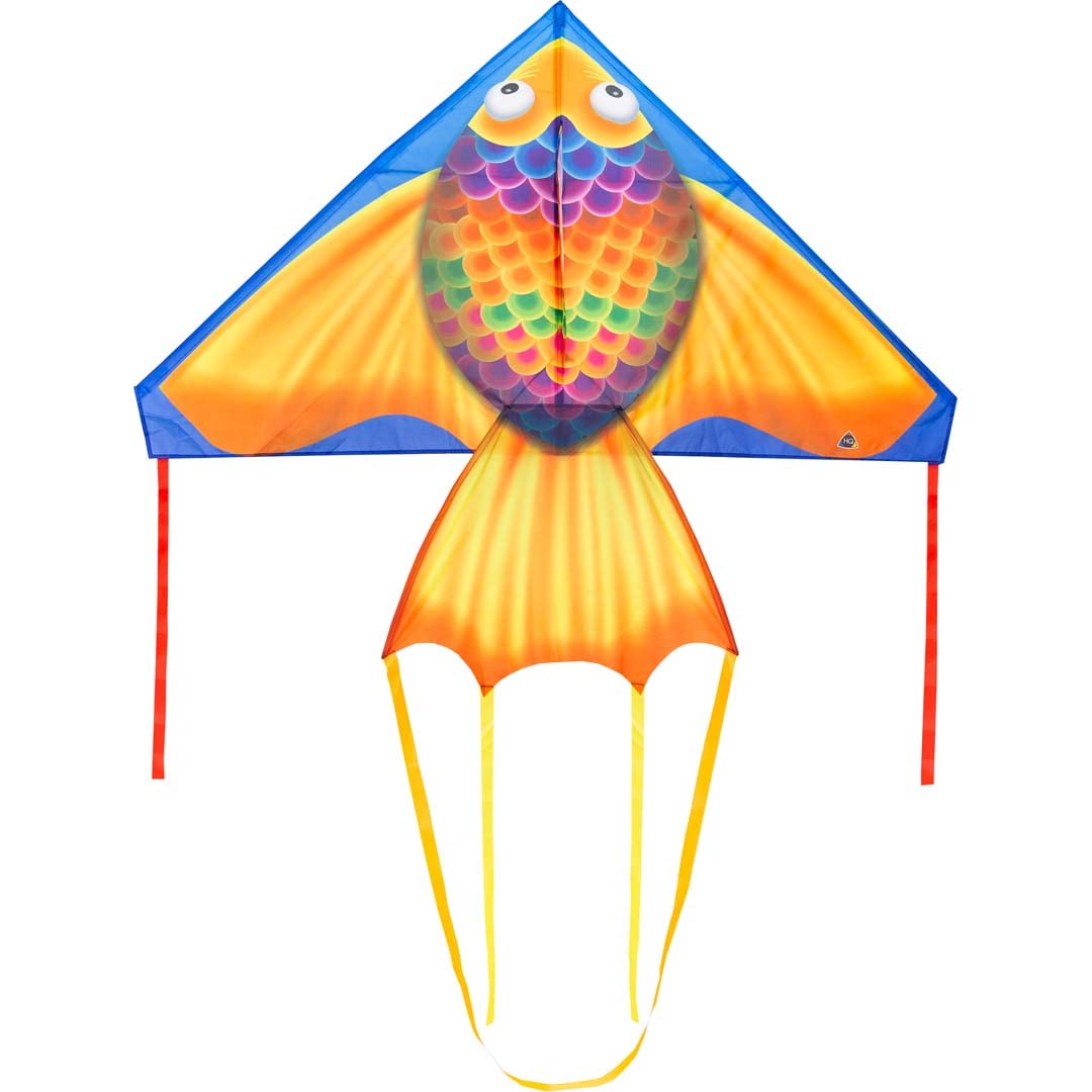 55" Delta Rainbow Fish Kite – Kitty Hawk Kites