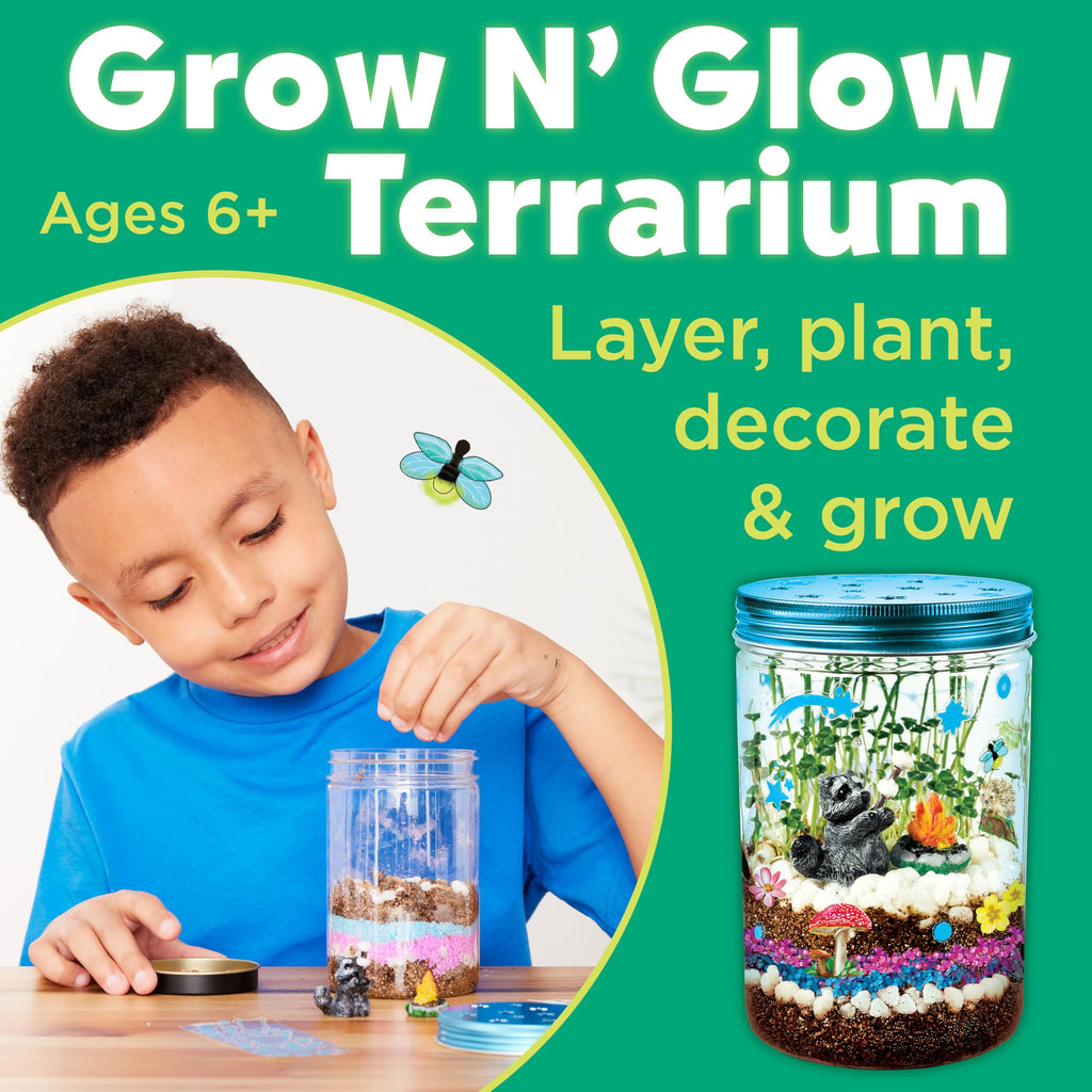 Creativity for Kids Grow 'N Glow Terrarium Kit for Kids - Science Acti ...