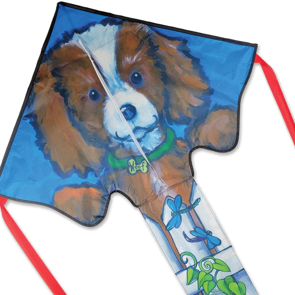Large Easy Flyer Kite - Puppy on a Fence – Kitty Hawk Kites Online Store