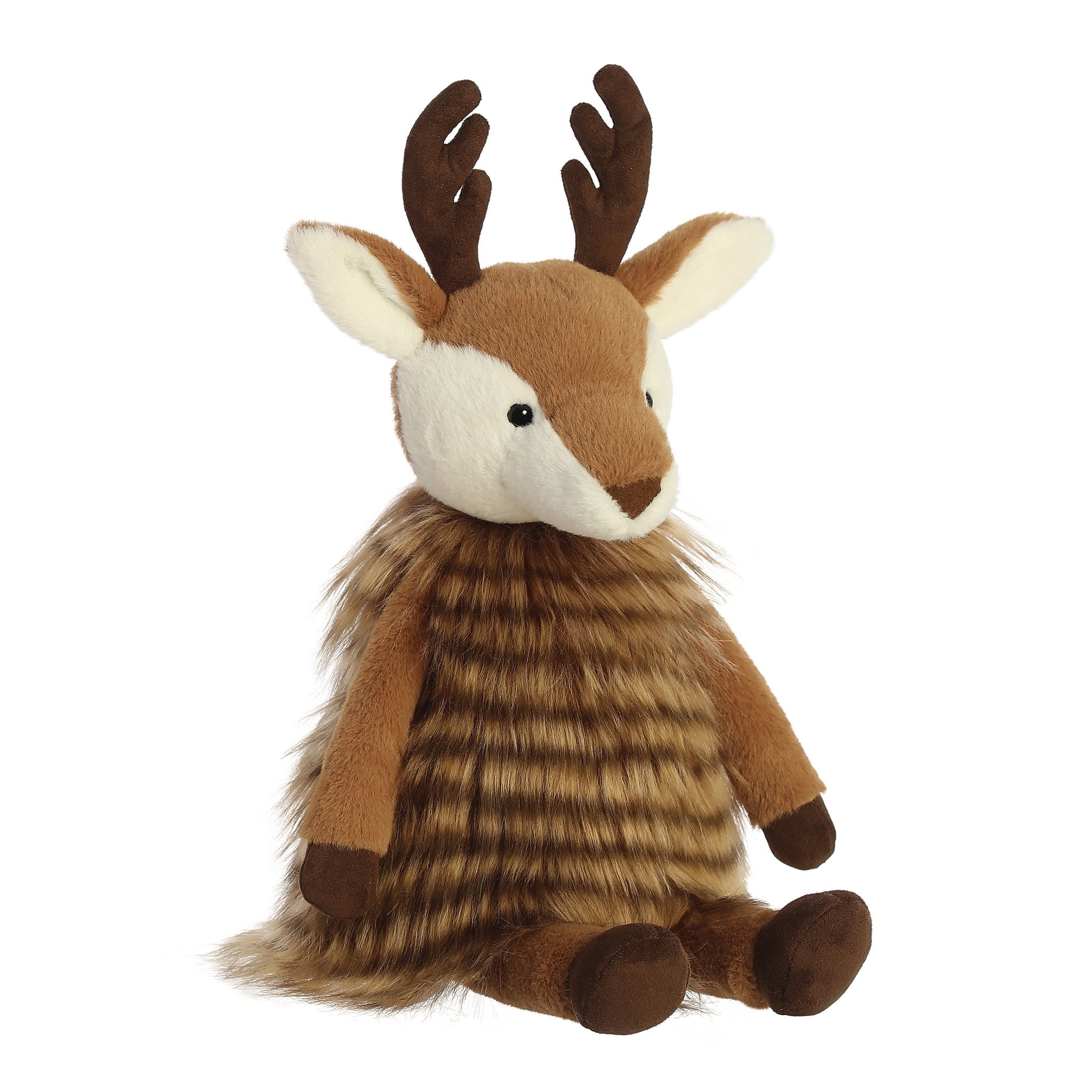Aurora Fancifur Brown Deer 12" Stuffed Animal – Kitty Hawk Kites Online ...