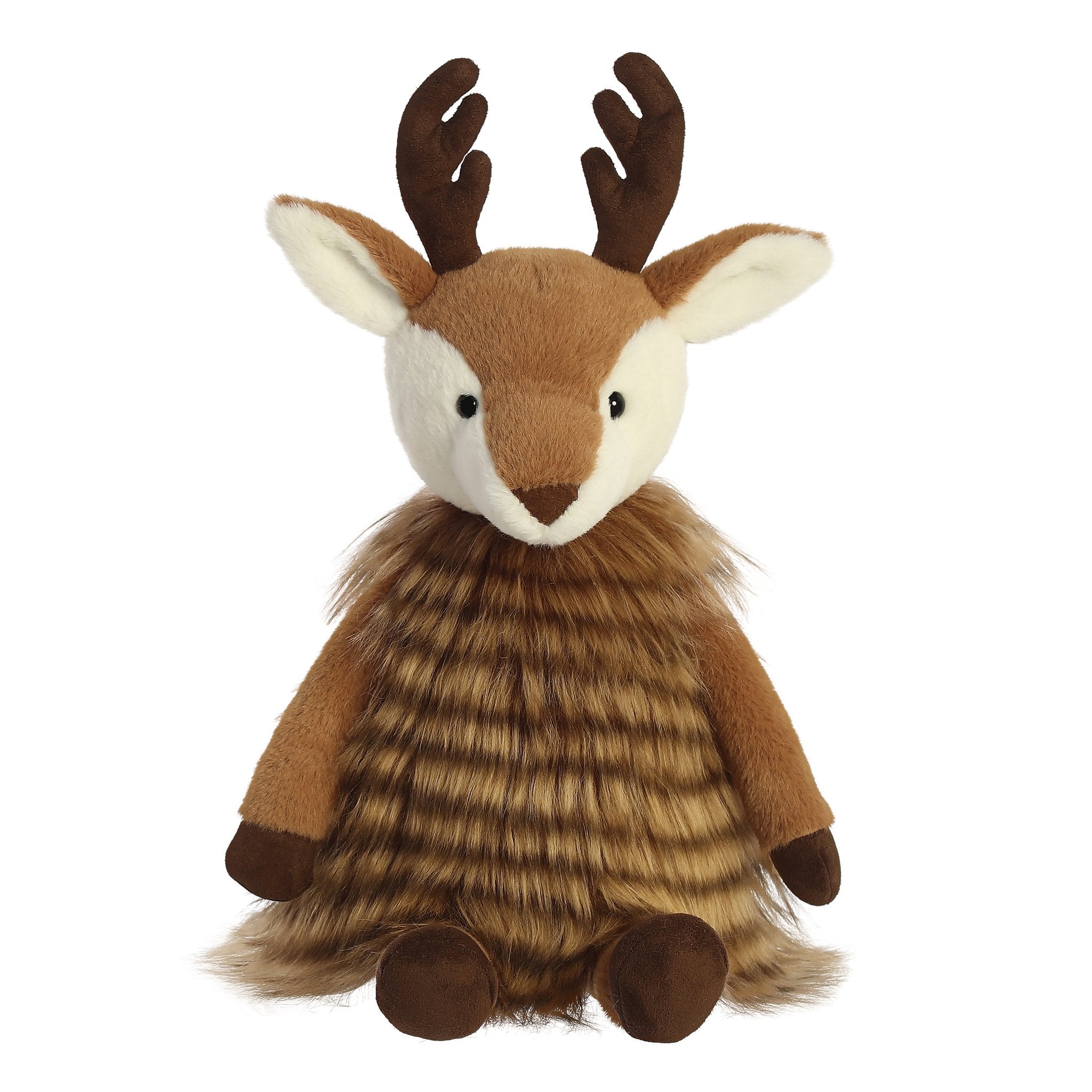 Aurora Fancifur Brown Deer 12" Stuffed Animal – Kitty Hawk Kites