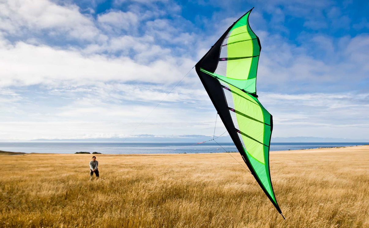 Prism Hypnotist Stunt Kite - Citrus – Kitty Hawk Kites