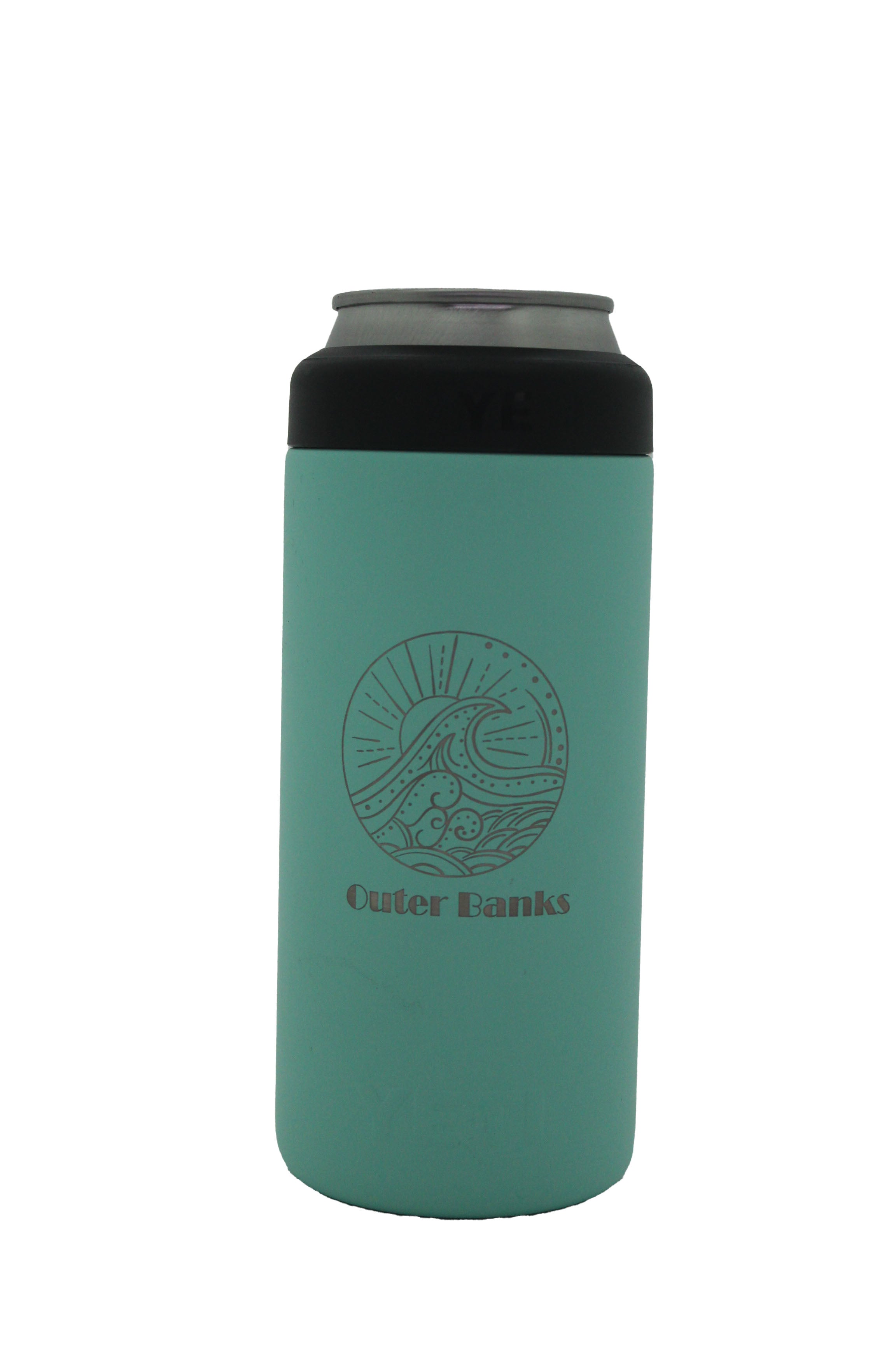 YETI RAMBLER® 12 OZ COLSTER® SLIM CAN COOLER - OBX ENGRAVED TURTLE ...