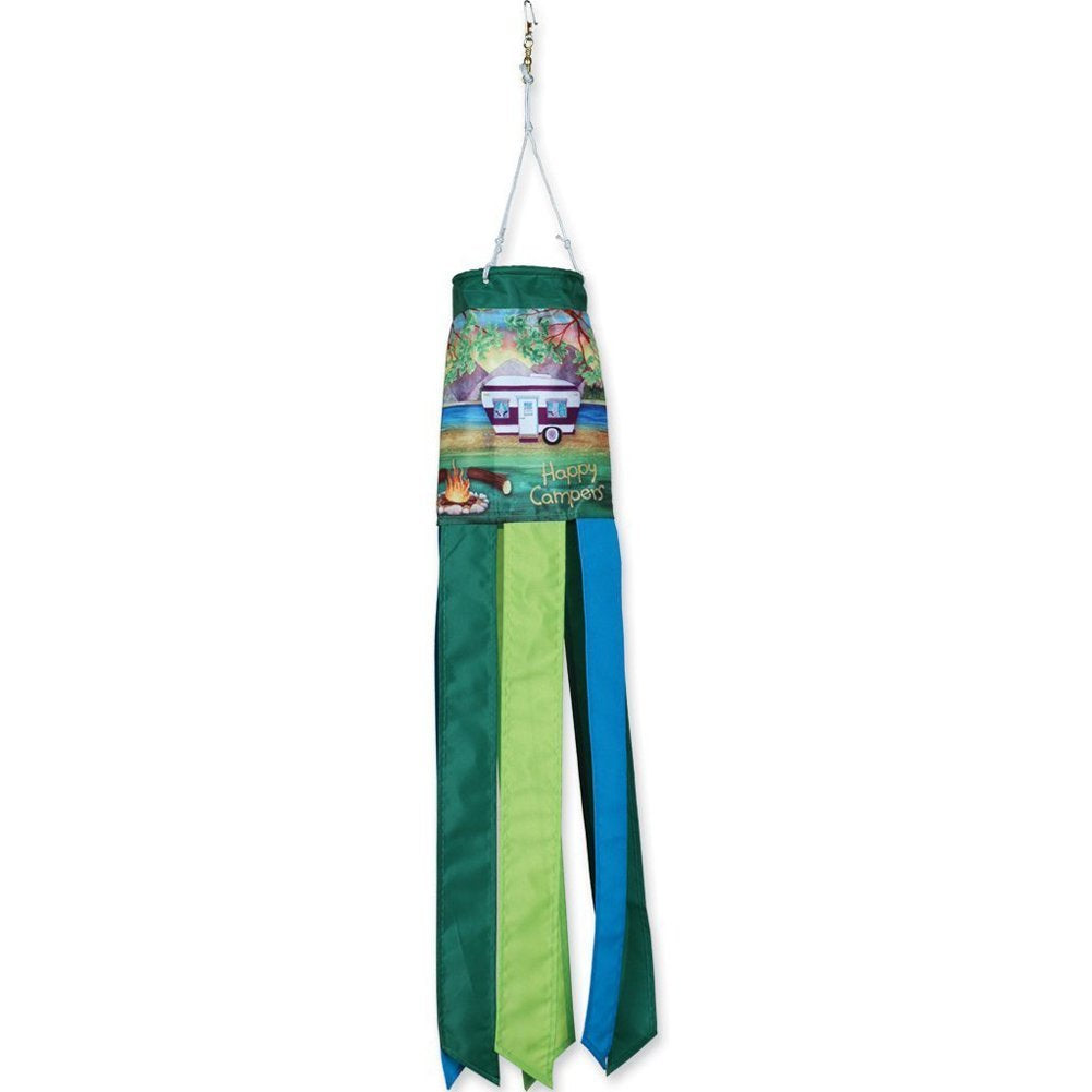 28 Inch Windsock - Happy Camper – Kitty Hawk Kites
