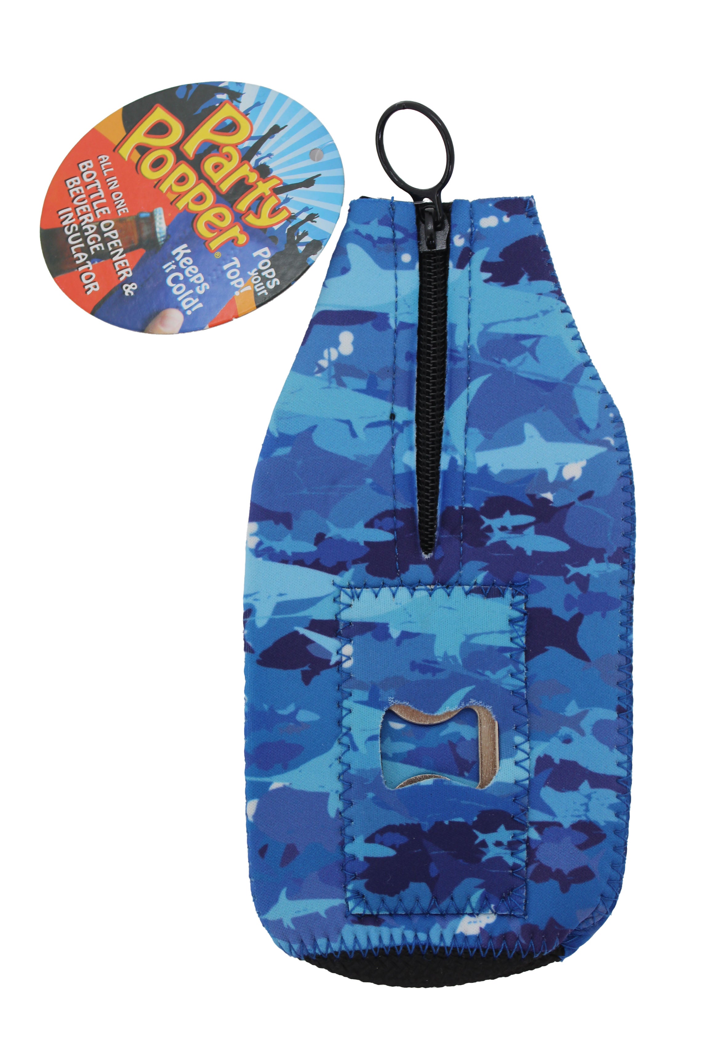 OBX CAMOFISH PARTY POPPER KOOZIE – Kitty Hawk Kites
